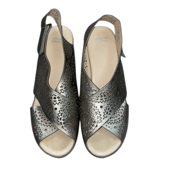 Johnston & Murphy | Shoes | Johnston Murphy Tori Wedge Sandal Cross ...